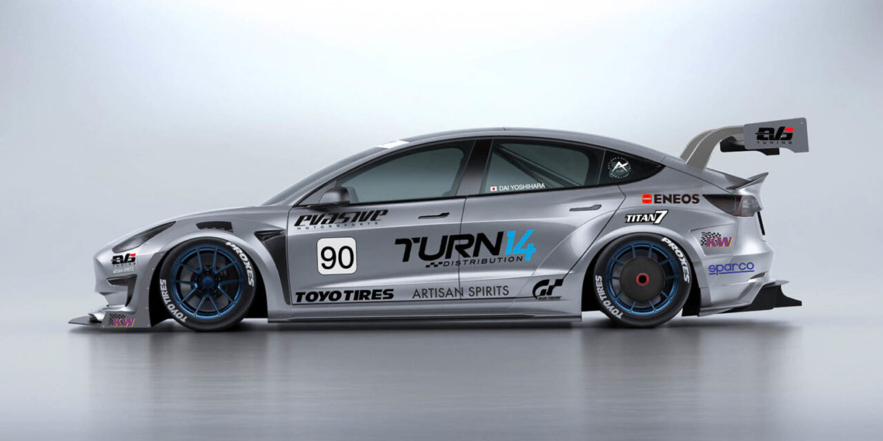 ENEOS joins Evasive’s Tesla Model 3 Pikes Peak attempt - Futurride