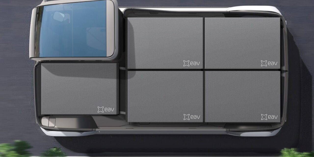 EAV reveals electric mid-mile urban van - Futurride