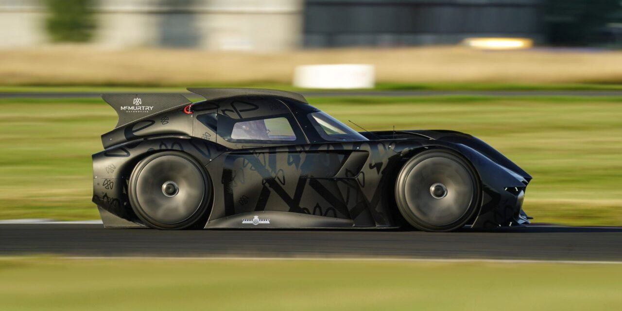 McMurtry Spéirling electric track car makes some noise on track - Futurride