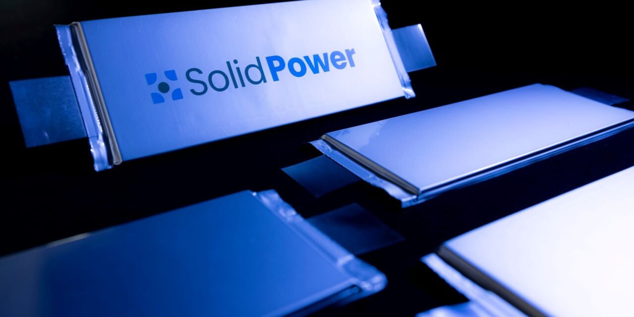 Solid Power announces new milestone in its all-solid-state battery cell ...