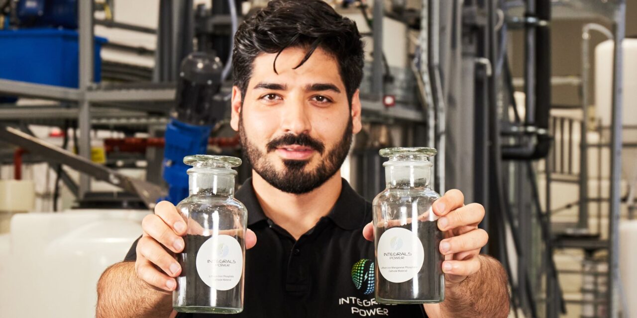 Integrals Power begins LFP, LMFP battery cathode material sample ...