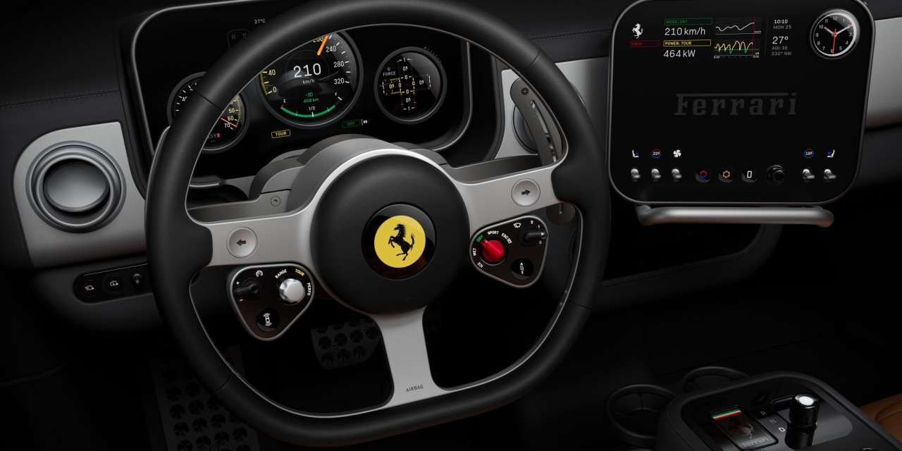 Ferrari and LoveFrom reveal Luce EV interior and interface design ...